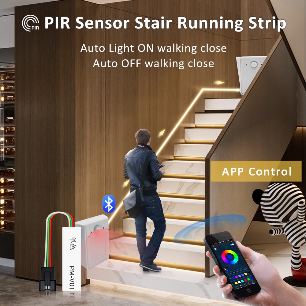 Running Strip Light Stairs DC24V WS2811 Horse Race SMD2835 LED Lamp ...