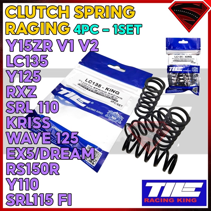 TIE SPRING KING CLUTCH SRING Y15 V1 V2/Y125 Y125Z/Y110/SRL 110/SRL115 ...