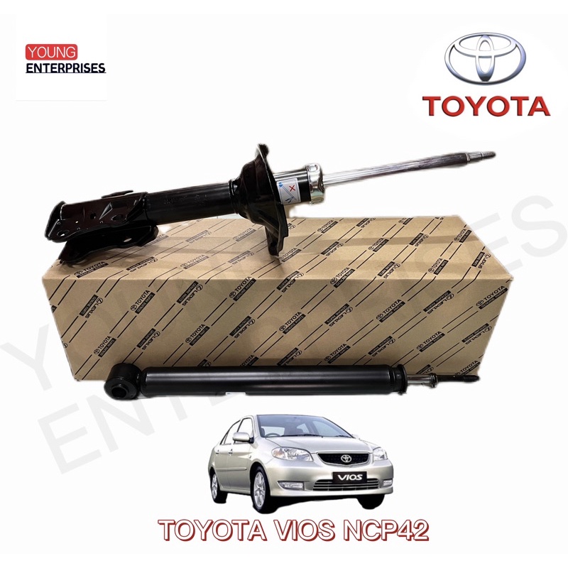 TOYOTA VIOS NCP42 100% ORIGINAL KYB SHOCK ABSORBER FRONT & REAR / FRT ...