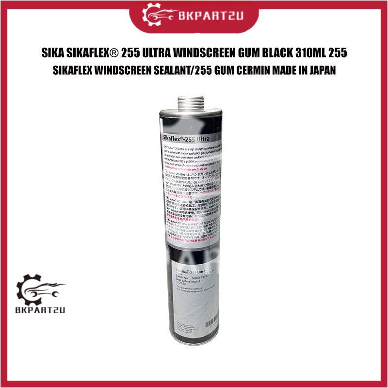 SIKA SIKAFLEX® 255 ULTRA WINDSCREEN GUM BLACK 310 ML SEALANT 255 GUM ...