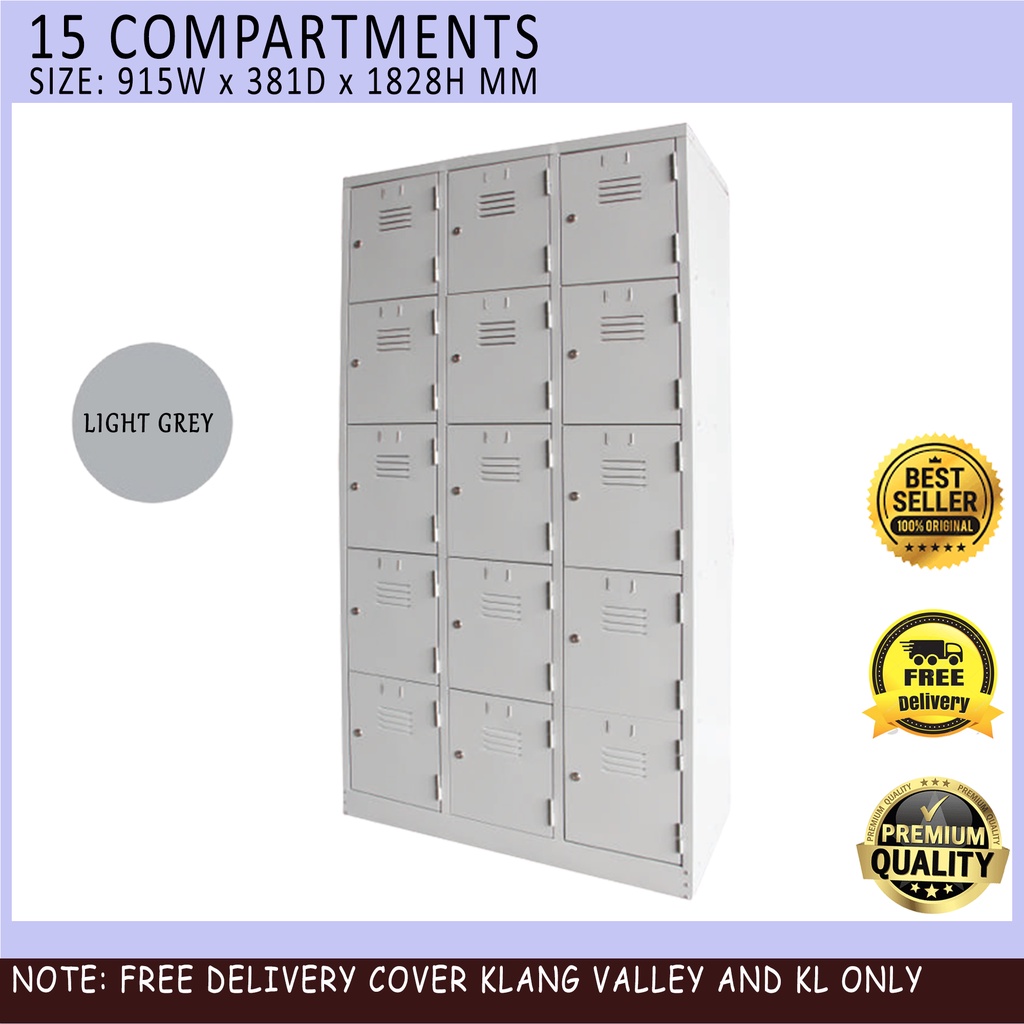 3/6/9/12/15/18 Compartments Steel Locker | Locker Storage | Steel ...