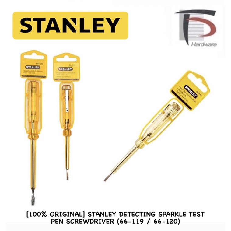 [100% ORIGINAL] STANLEY DETECTING SPARKLE SCREWDRIVER TEST PEN | Shopee ...