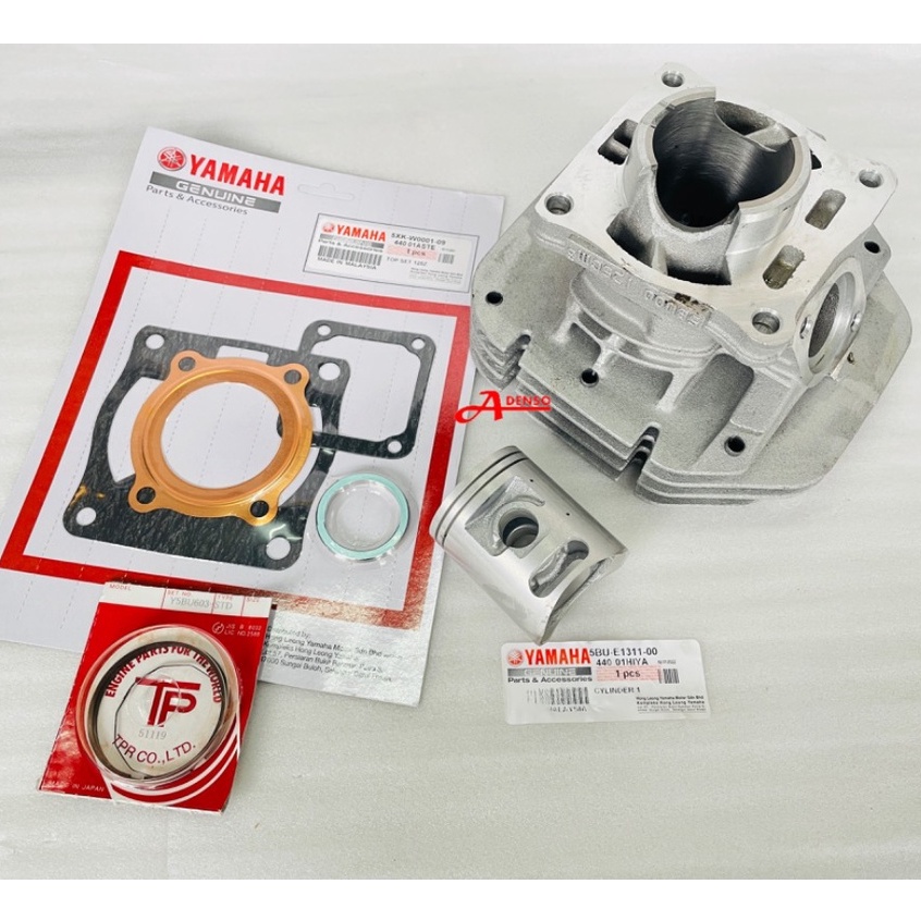 125Z 125ZR ORIGINAL CYLINDER BLOCK SET WITH PISTON BLOCK (ORIGINAL100%YAMAHA) 5BU-E1311-00 ...