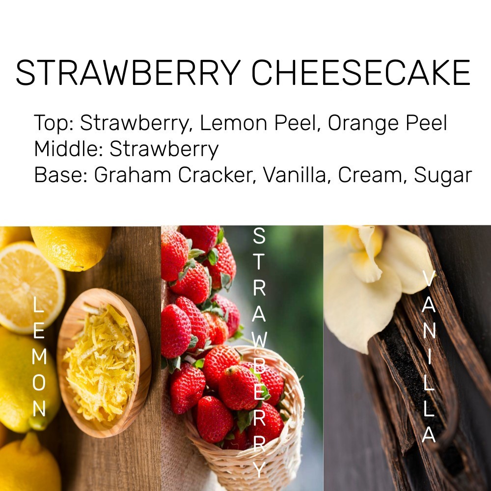 Strawberry Cheesecake - 50ml Candle/ Perfume Fragrance Oil | Shopee ...