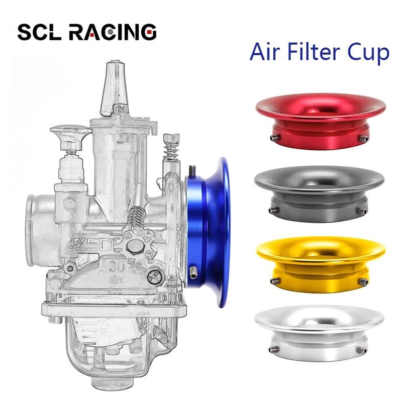 CNC Carburetor Velocity Stacks Air Filter Cup Funnel Trumpet For Keihi ...