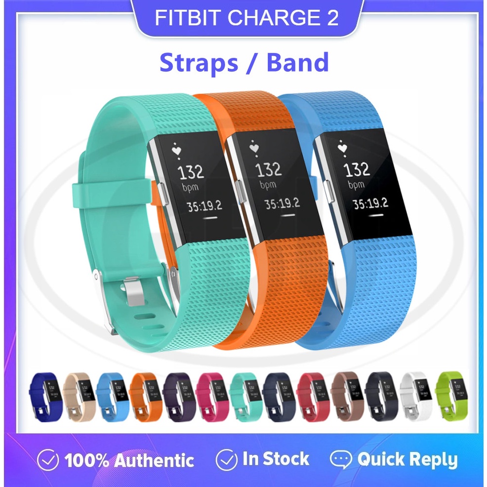 Fitbit Charge 2 Smartwatch Tali Silikon Lembut / Watch Strap - Small ...