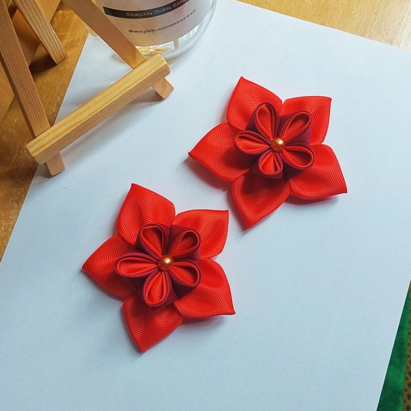 Hu Tao Flower Genshin Impact Kanzashi | Shopee Malaysia