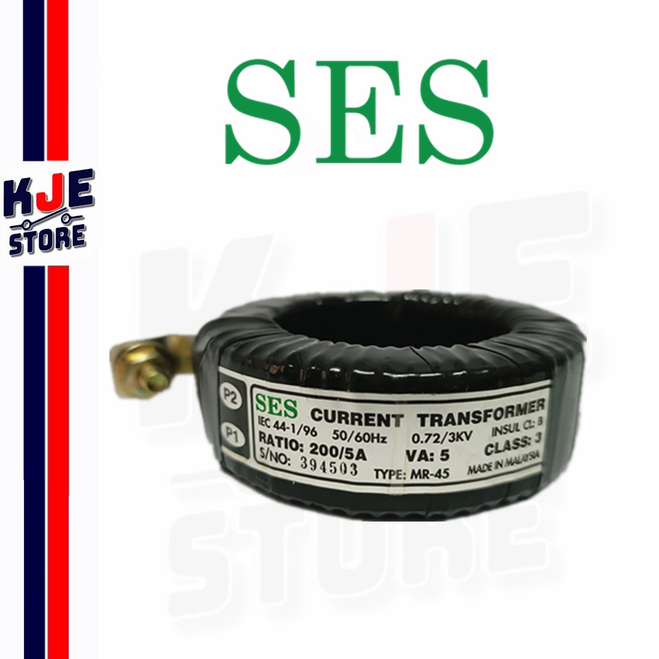 SES-CT-0200/5-CL3 - Current Transformer 200/5A Class 3, 5VA | Shopee Malaysia