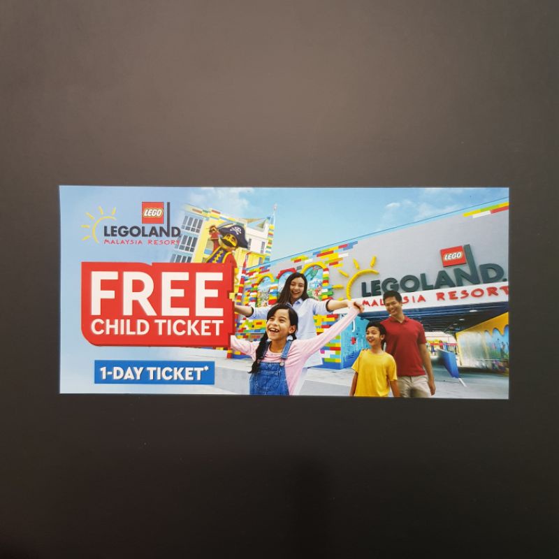 Legoland Free Child Ticket 1 Day Ticket Shopee Malaysia