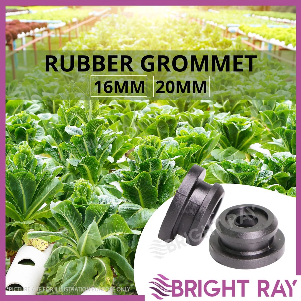 16MM / 20MM Hydroponic System Rubber Grommet Fertigation System Getah ...