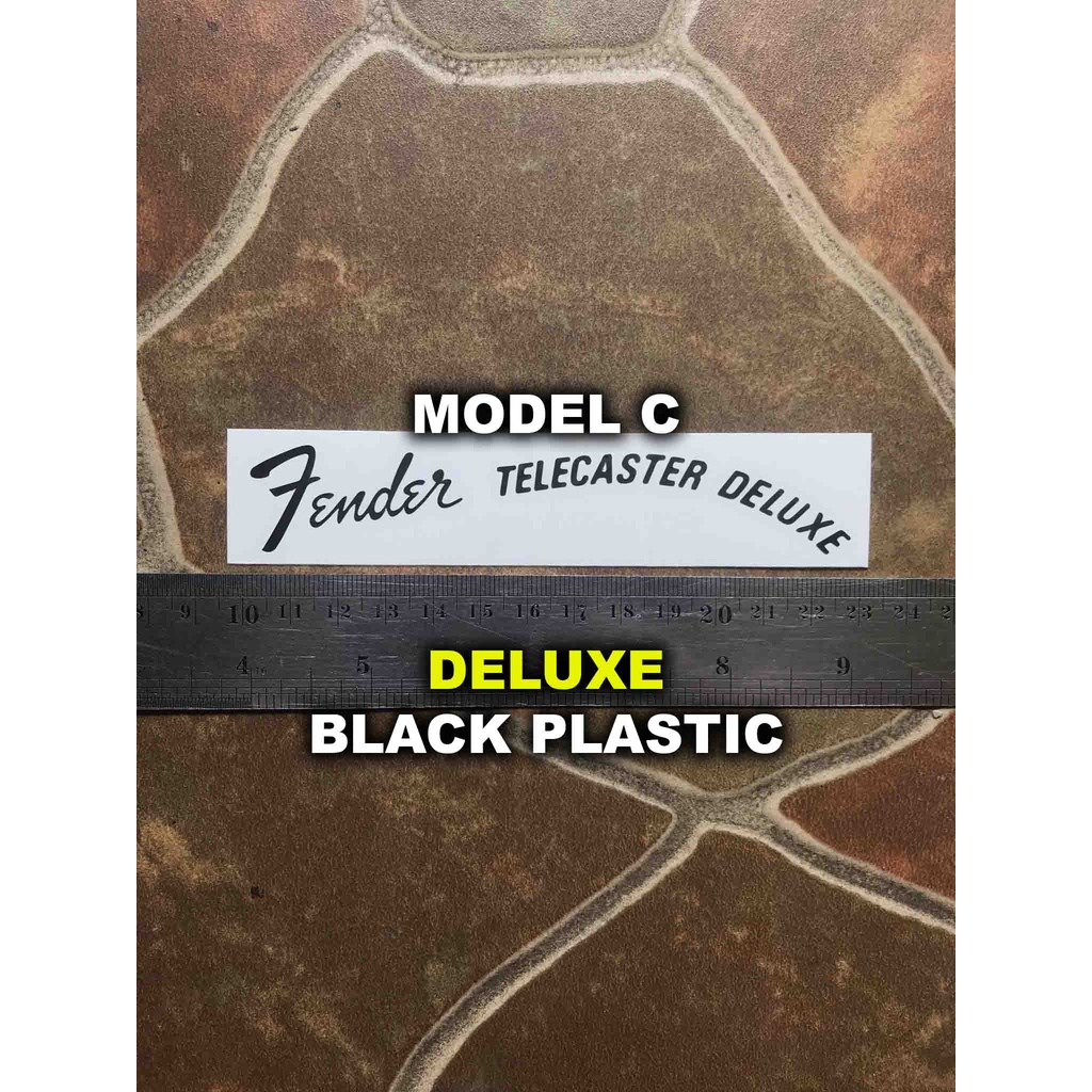 Guitar Fender Telecaster Tele Deluxe Sticker Headstock Electric ...