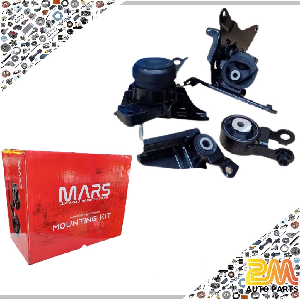 MARS ENGINE MOUNTING SET - TOYOTA VIOS NCP93 2007-2013 (1YEAR WARRANTY ...