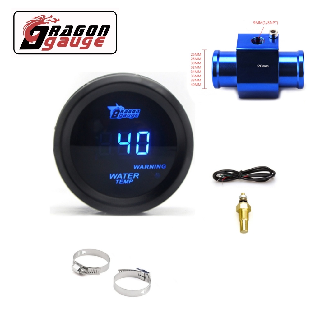 2" 52mm Car Digital Water Temperature Gauge 40~150 ℃ With Water Temp ...