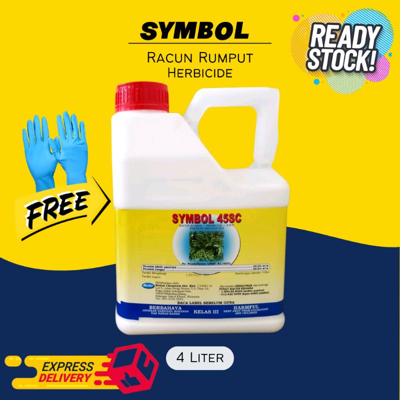 Racun Rumput Symbol 45SC Racun Rumput Sambau Racun Rumput Akar Ruas ...