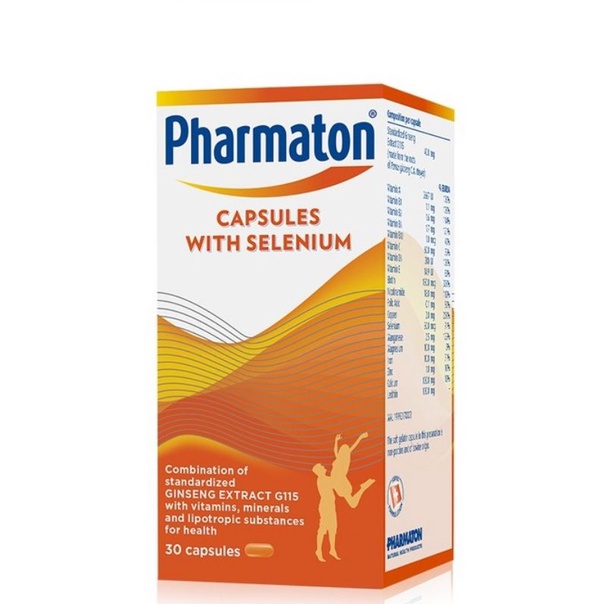 PHARMATON CAPSULES WITH SELENIUM 30 capsules/PHARMATON KIDDI CL SYRUP ...