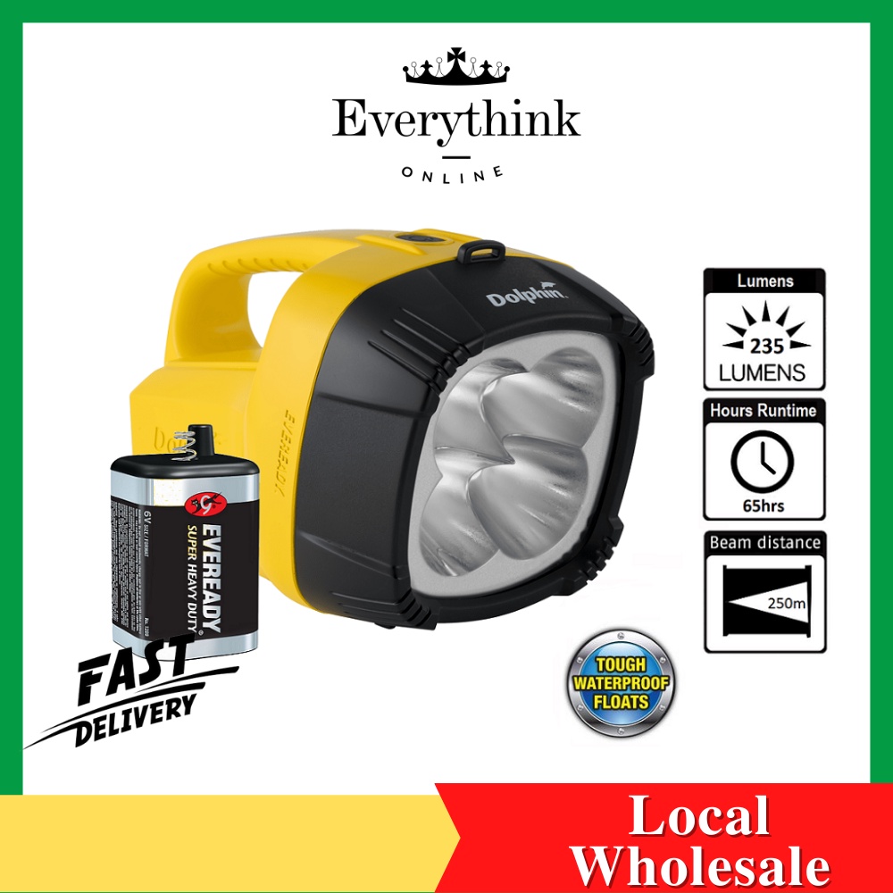 EVEREADY DOLN6V1 235 LUMENS DOLPHIN LED LATERN TORCH LIGHT FLASHLIGHT ...
