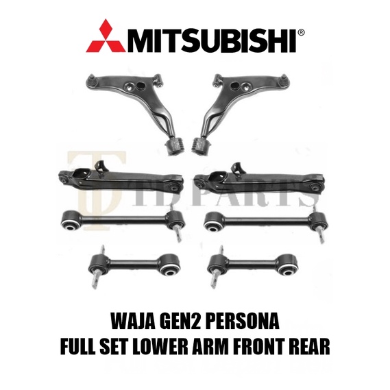 PROTON WAJA GEN2 PERSONA FULL SET FRONT REAR LOWER ARM 8 IN 1 COMBO SET ...