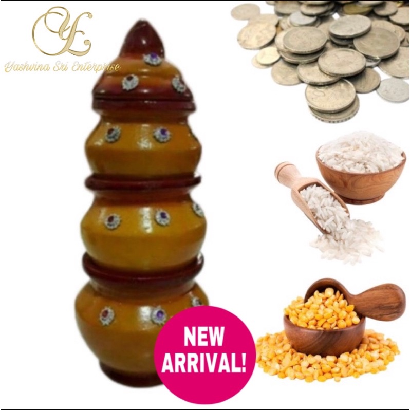 Terracotta Kuberan Kalasam For Powrnami Pooja | Shopee Malaysia