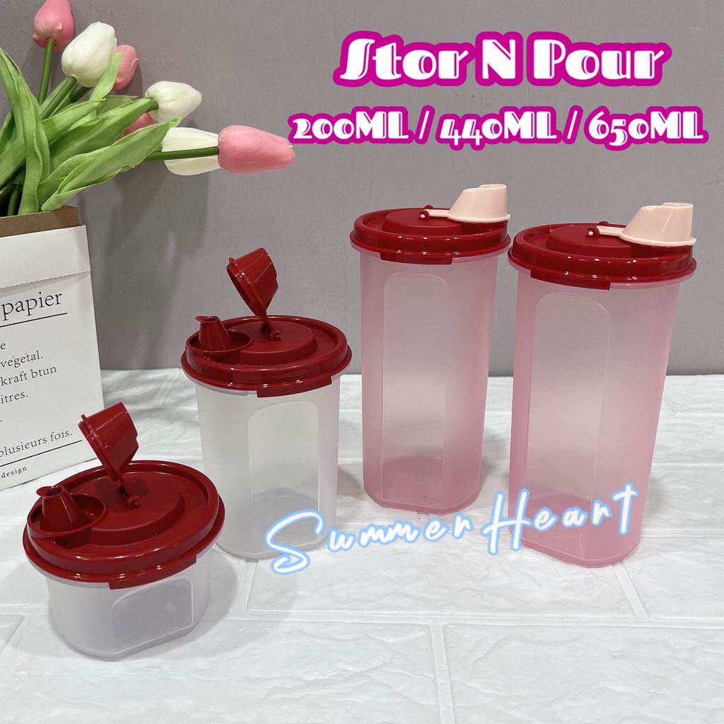 Tupperware Mini Stor N Pour 200ml / 440ml / Large 650ml | Shopee Malaysia