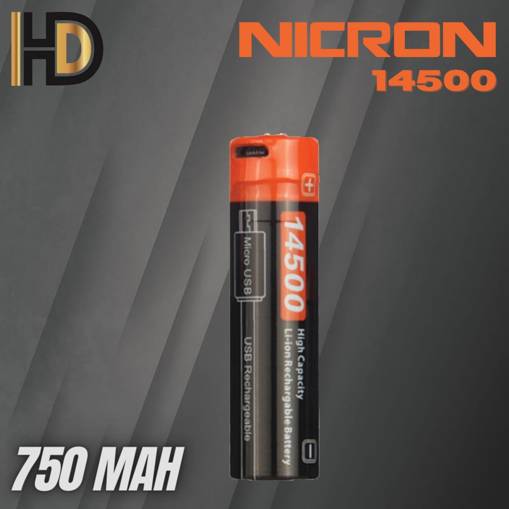 NICRON Rechargeable Battery / Li-Ion Rechargeable Battery / 18650 ...