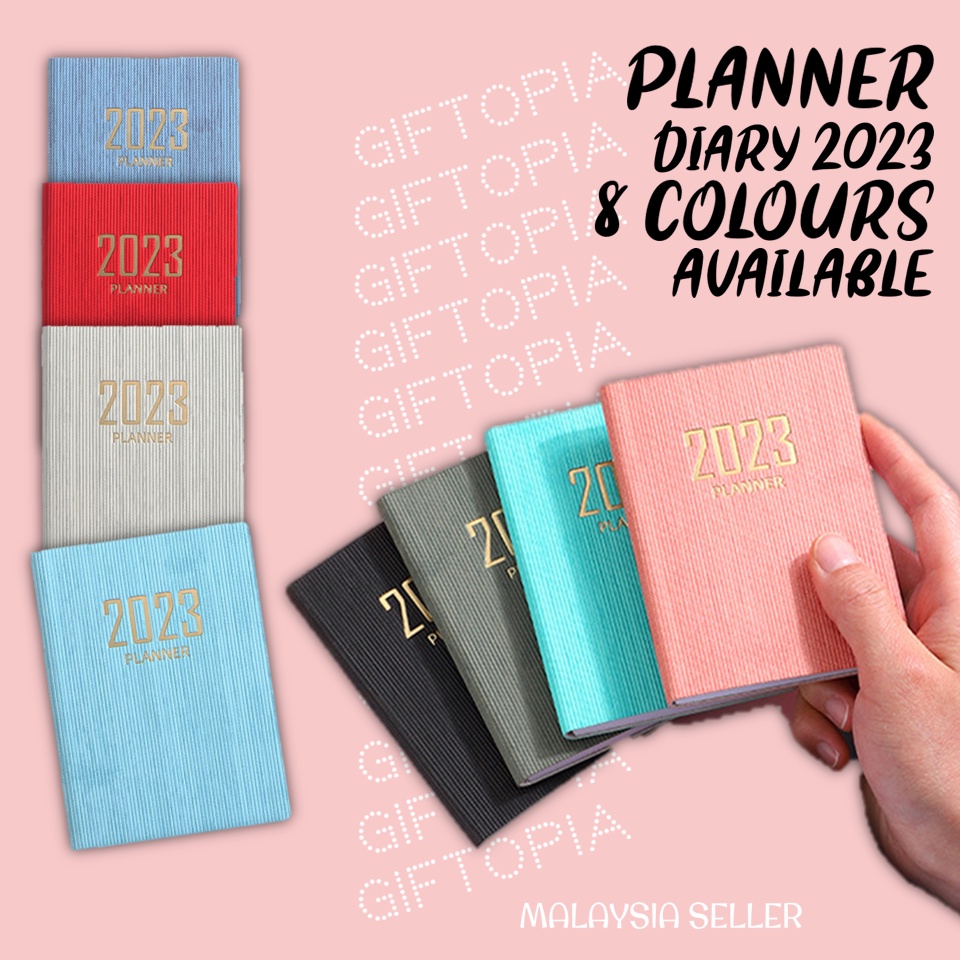 GIFTOPIA 2023 DIary With PU Leather Cover Diary 2023Planner Diary Daily ...
