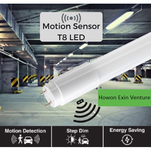 MXJ LED T8 18W Sensor Tube 4FT 2FT LED Glass Tube Microwave Radar ...