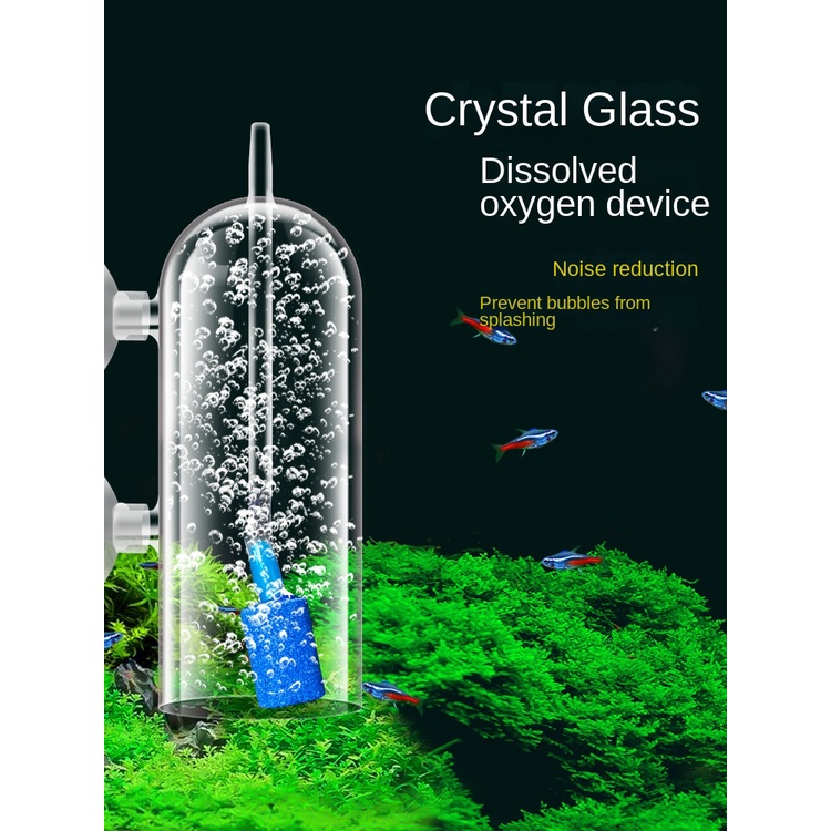 Water grass tank aerator waterproof foam splash cover Shrimp tank ...