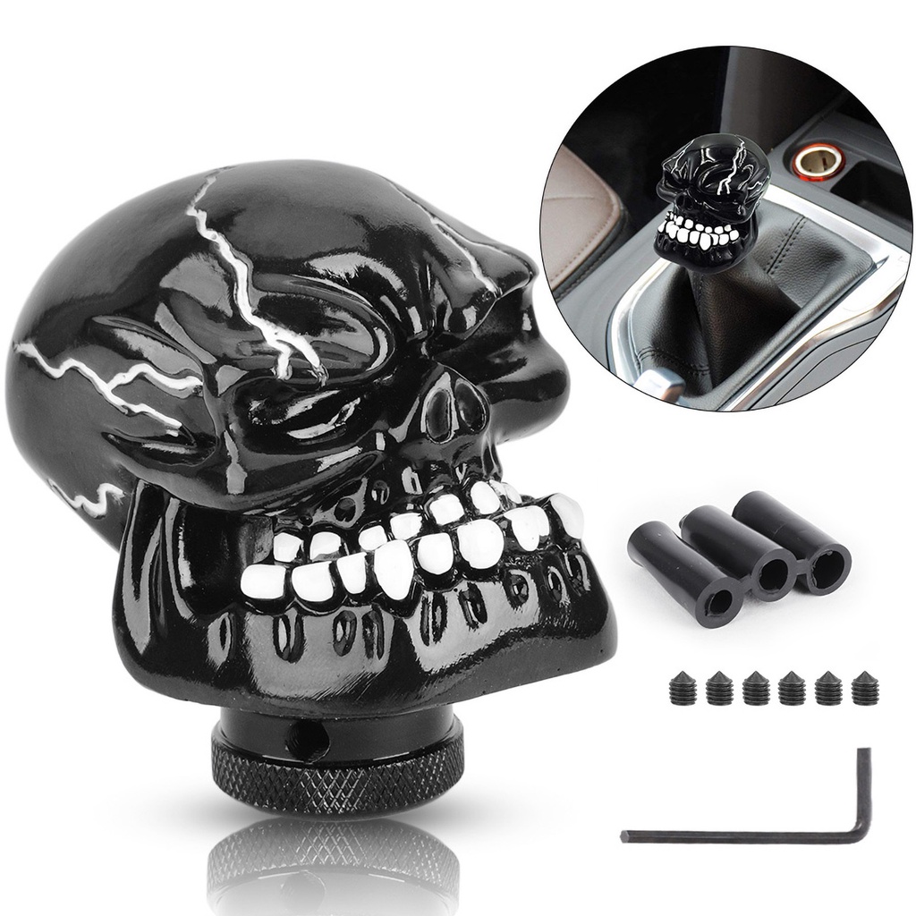 M8 M10 M12 Gear Shift Knob Skull Demon 3 Adapter Manual Automatic ...