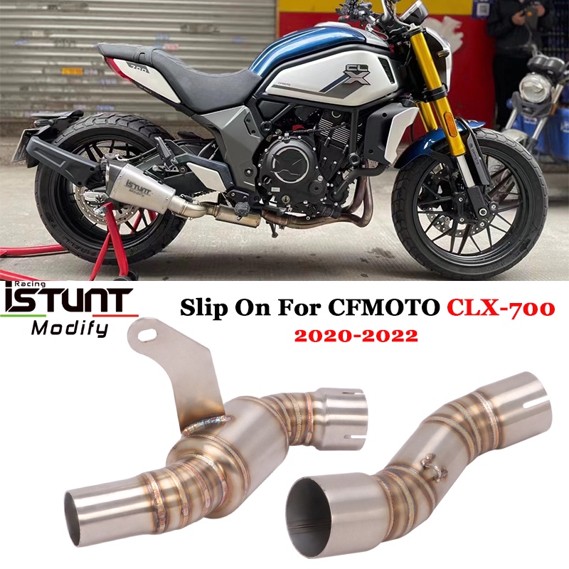 Slip On For CFMOTO CLX-700 CLX 700 2020 2021 2022 Motorcycle Exhaust ...