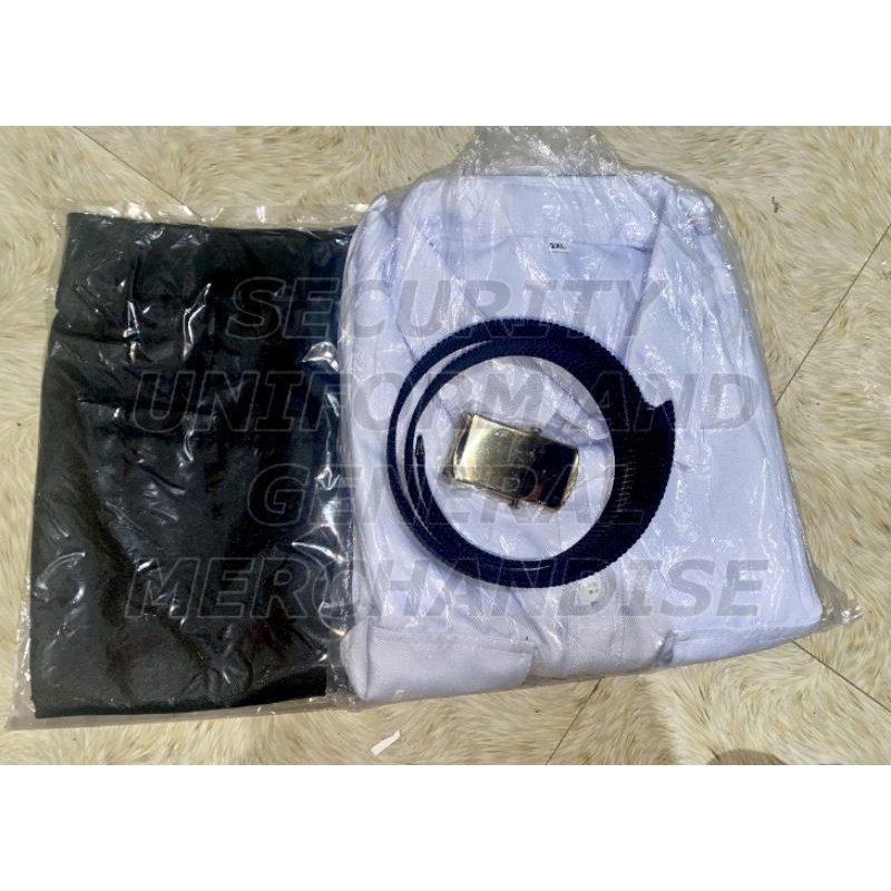 Maritime Uniform Set with Garrison belt/Seaman Uniform | Shopee Malaysia
