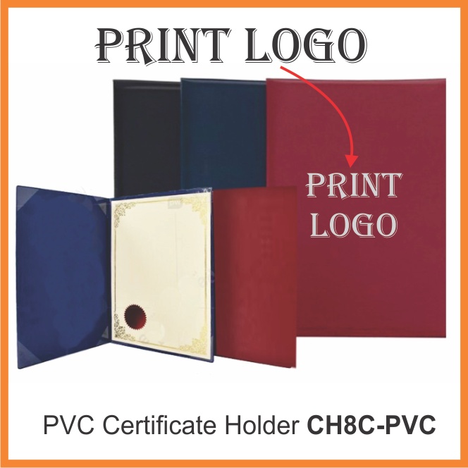 50pcs Certificate Folder Holder + Printing 1 colour Pemegang Sijil CH8C ...