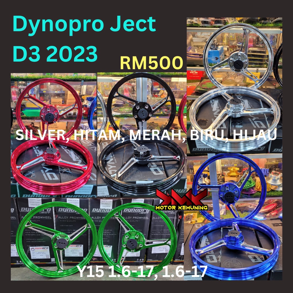 DYNOPRO PROJECT D3 Sport Rim untuk LC, Y15 Y16 and RS150 | Shopee Malaysia
