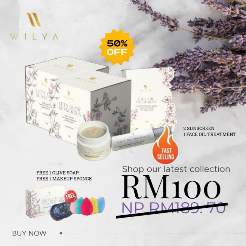 [💯 ORIGINAL HQ] 🔥NEW SET WILYA SKIN CARE🔥WILYA WHITENING🔥 | Shopee Malaysia