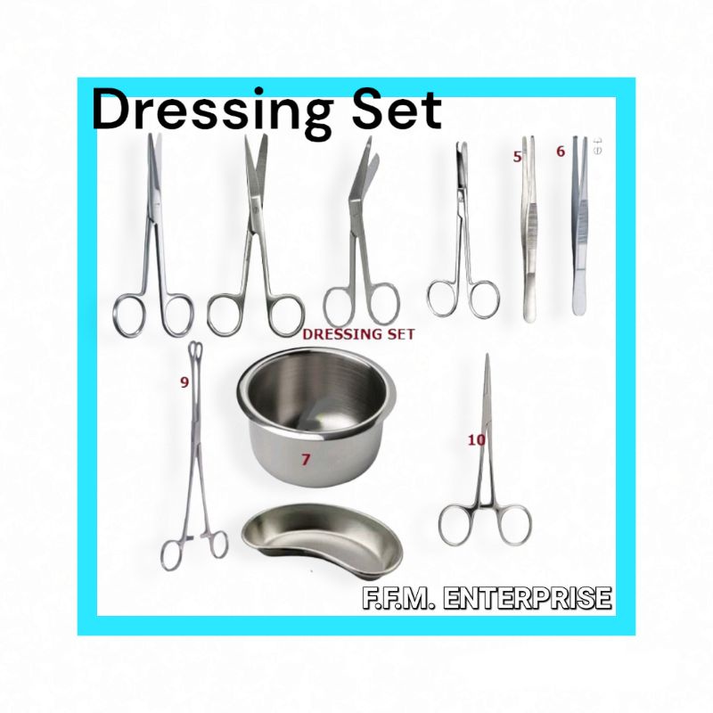 MDA Approved DRESSING SET INSTRUMENTS STANDARD SURGICAL MEDICAL USE ...