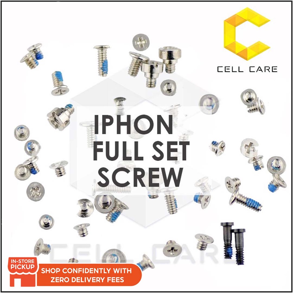 FULL SET SCREW Compatible For IP 5 5S 6 6S 6 PLUS 6S PLUS 7 PLUS 8 PLUS ...