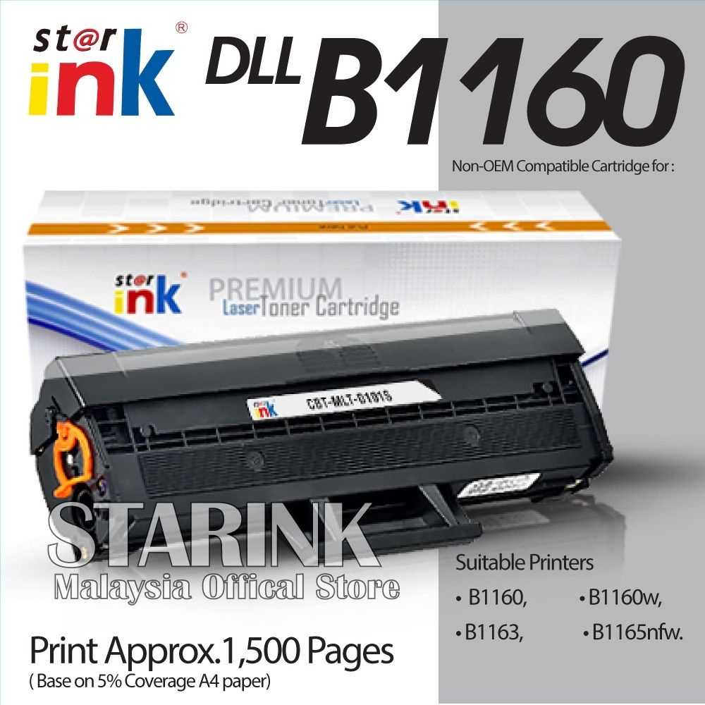 Compatible to DELL Printer B1160 B1160w B1163 B1163w B1165 B1165nfw B ...