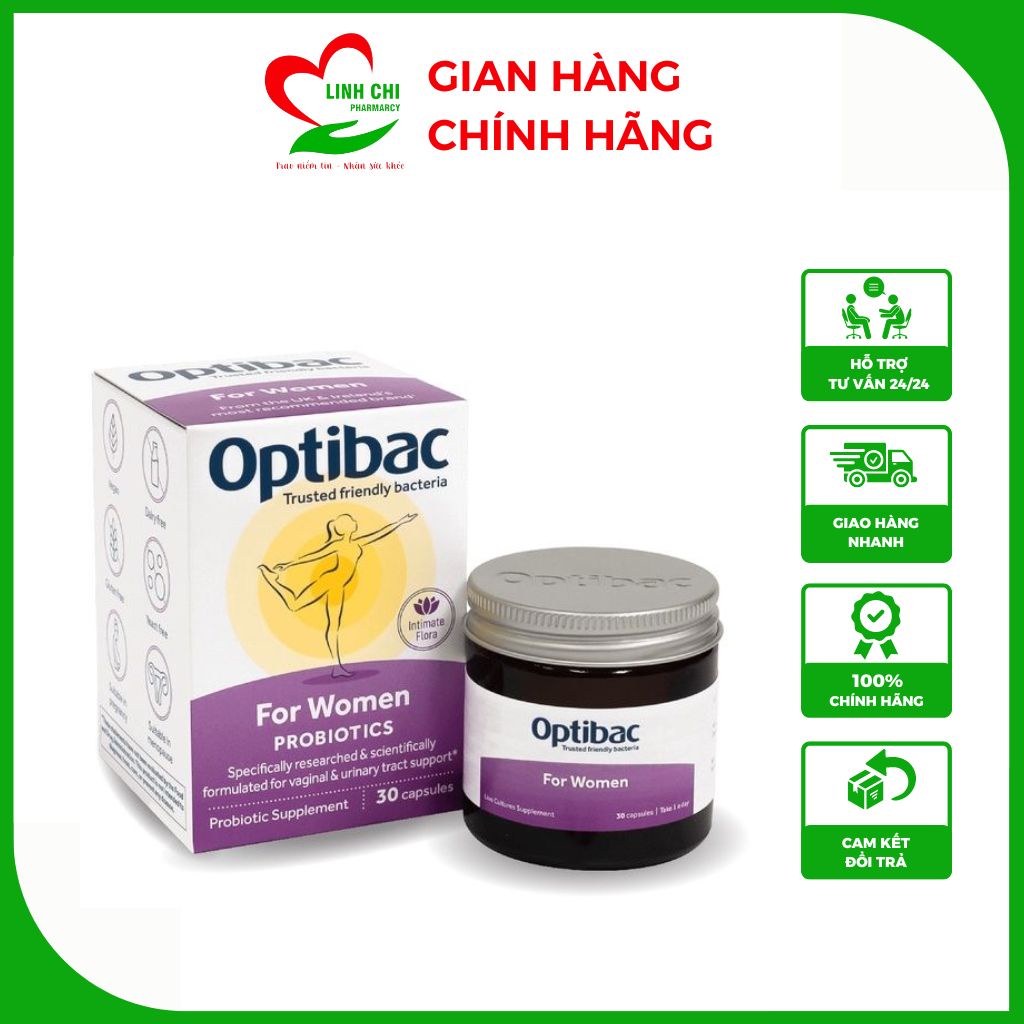 Optibac gynecological yeast 90 tablets for women to reduce ...