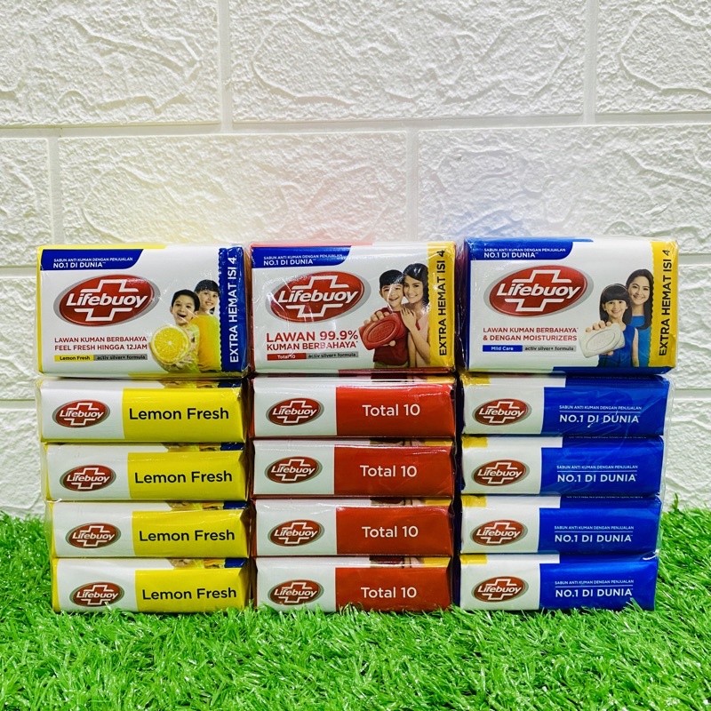 LIFEBUOY SOAP 100G [4PIECE/PKT] [SABUN LIFEBUOY] | Shopee Malaysia