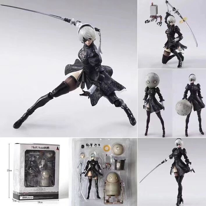 NieR:Automata Automatic humanoid 2B Mechanical life Model Toys Life ...
