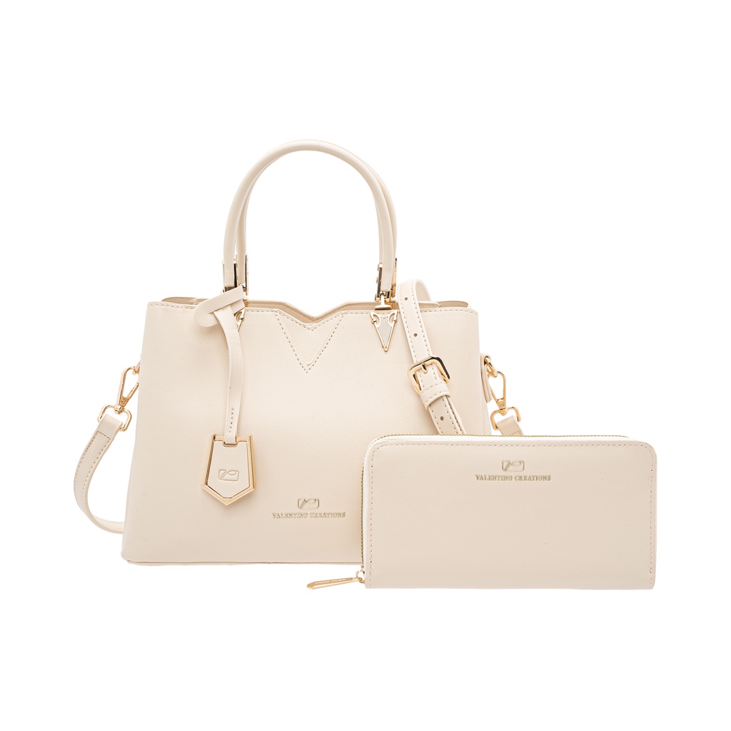 Valentino Creations Glady Ladies Women's Structured Tote Top-Handle 2 ...