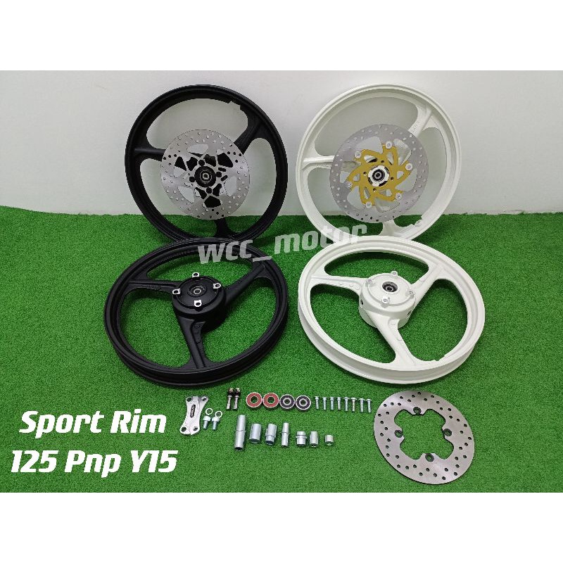 Sport Rim 3 Batang 125 PnP Y15 Enkei (FULL SET) | Shopee Malaysia
