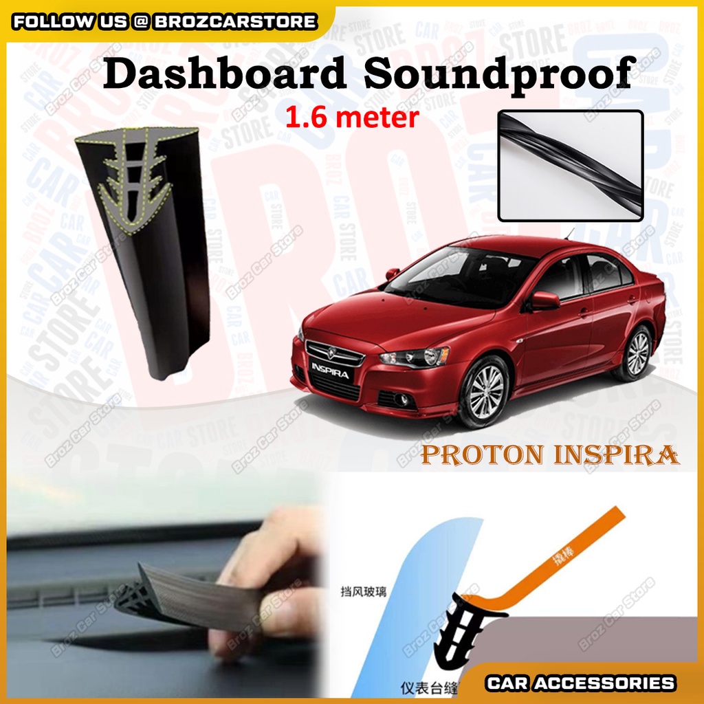 For PROTON INSPIRA T Shape Scheme Silence Car Soundproof Dashboard ...