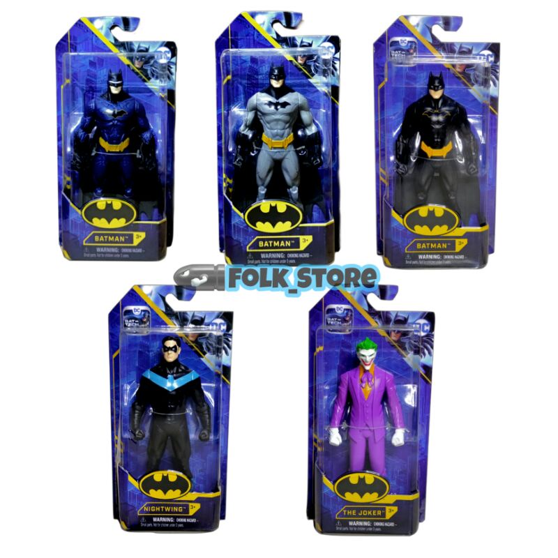 Spin Master DC Comic Figure Batman Joker Nightwing 6inch | Shopee Malaysia