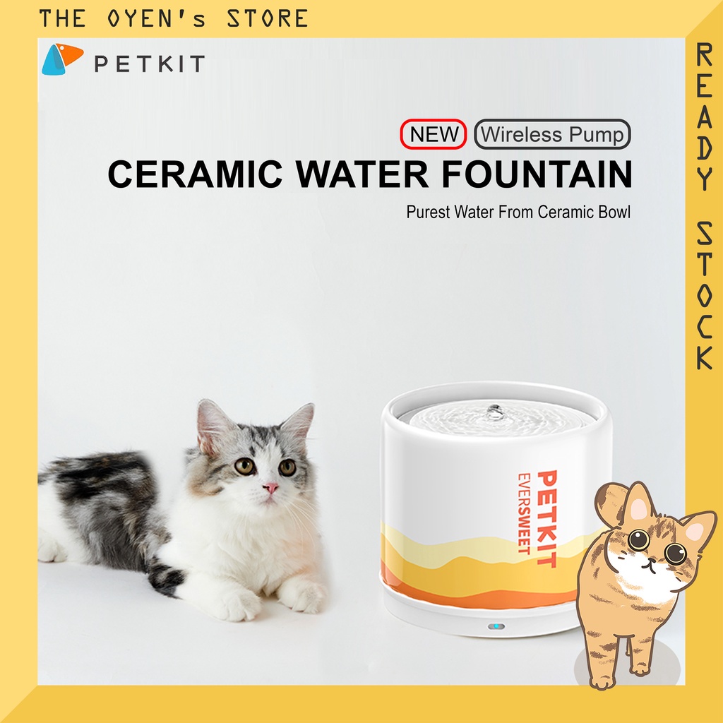 PetKit Eversweet Gen 5 Ceramic water fountain | Shopee Malaysia