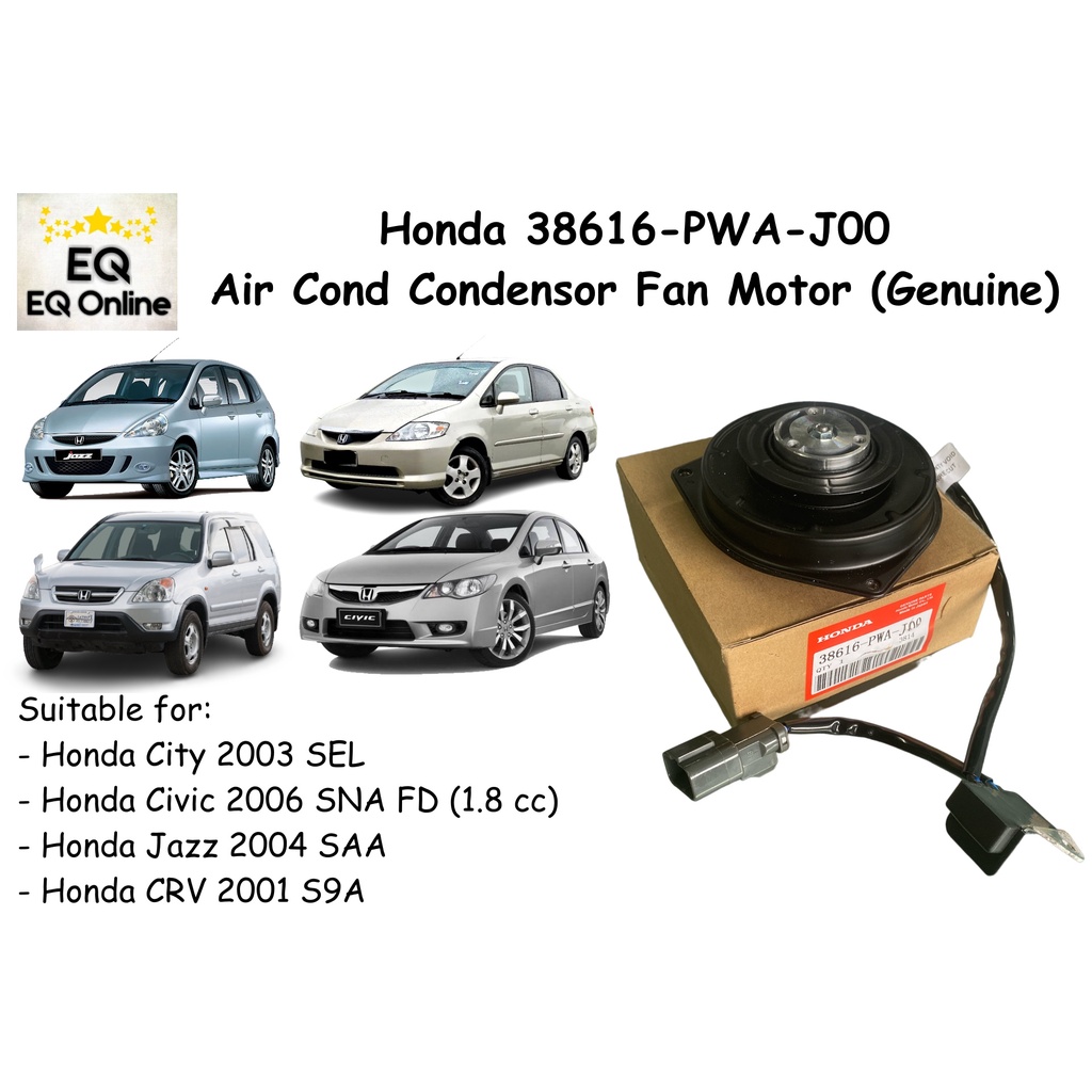 Honda Civic SNA FD 1.8 Jazz SAA GD CRV S9A City SEL GD8 Air Cond Condensor Cooling Fan Motor ...