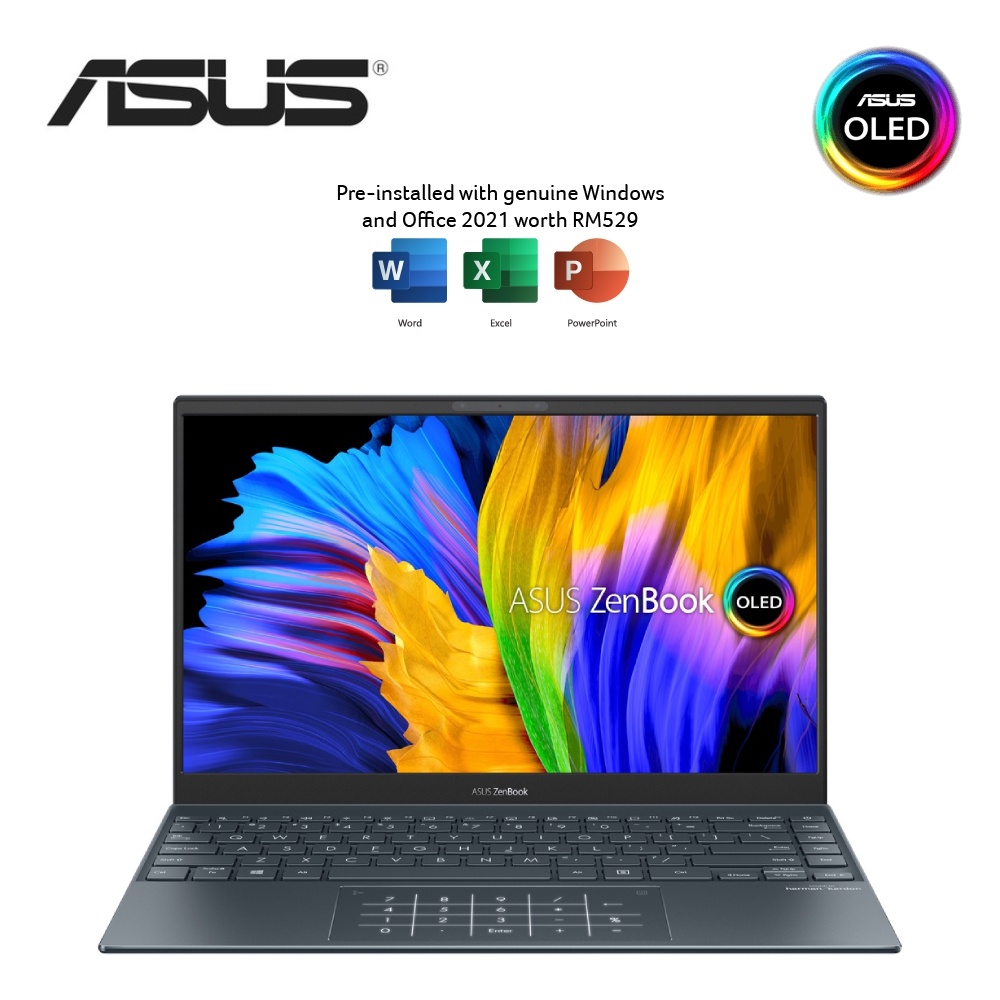 ASUS Zenbook 13 OLED UX325E-AKG702WS I7-1165G7/16GB RAM/512GB SSD/13.3 ...
