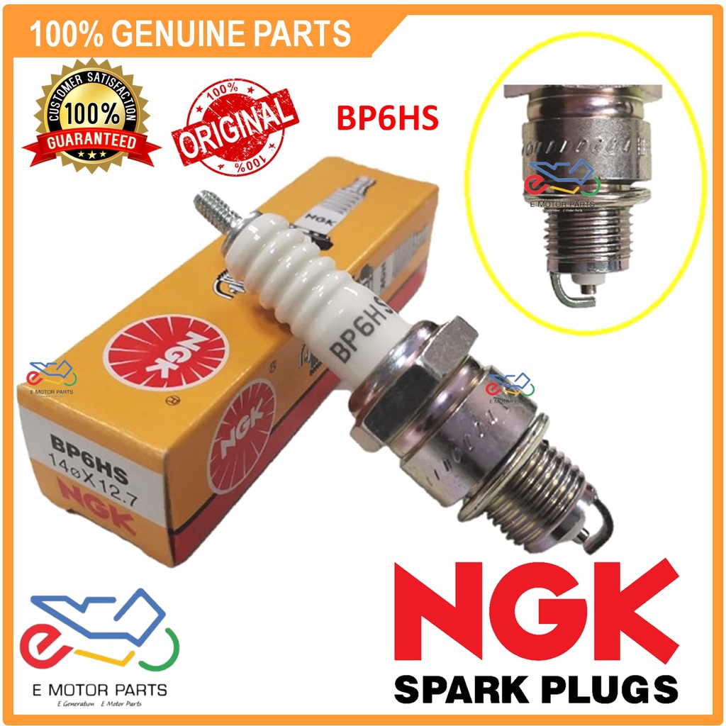 NGK SPARK PLUG [100% ORIGINAL NGK] - B7HS B7HS-10 B8ES B8HS B8HS-10 ...
