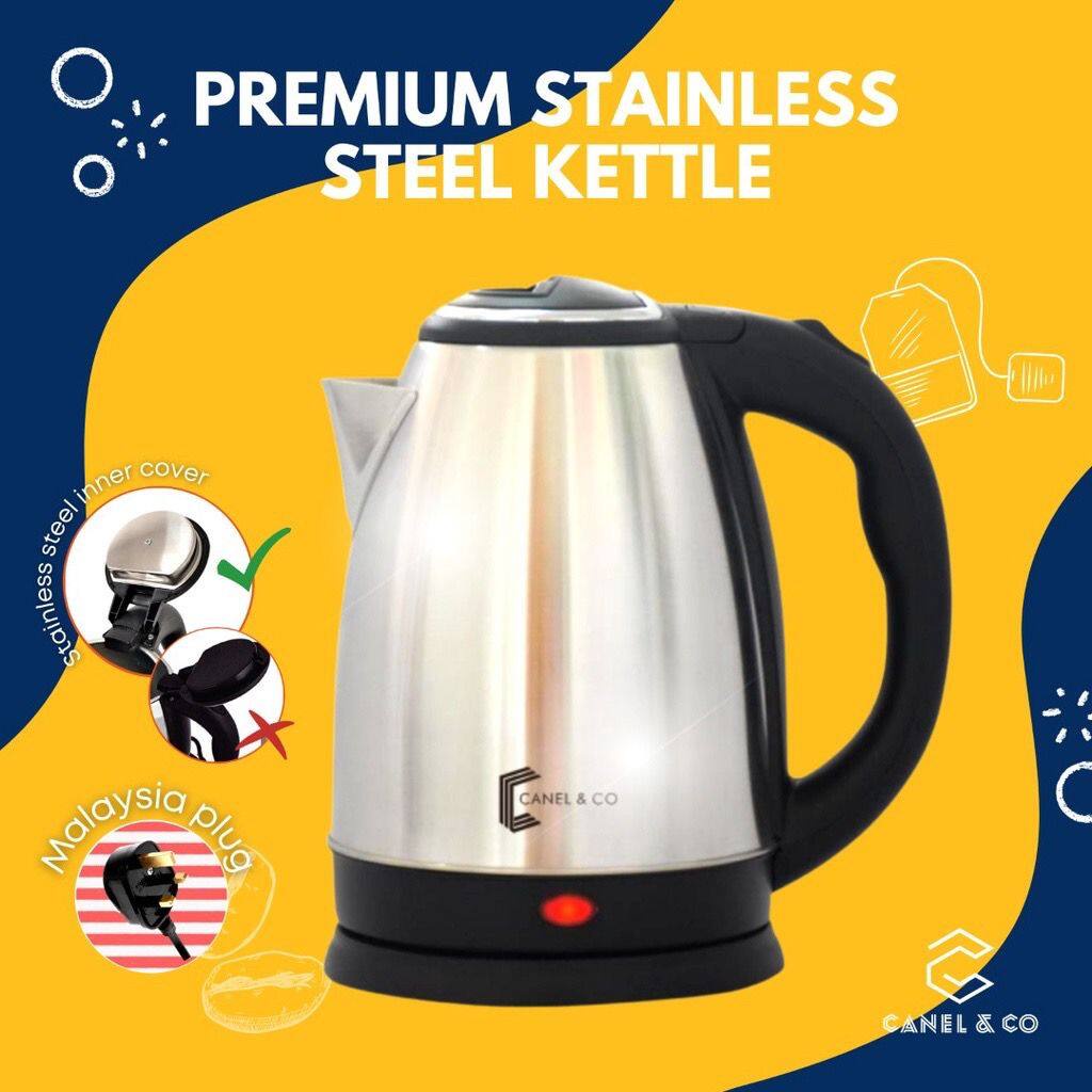 Stainless Steel 304 2L Electric Jug Kettle Ketel Cerek Elektrik Tea Maker Hot Water Pemanas air ...