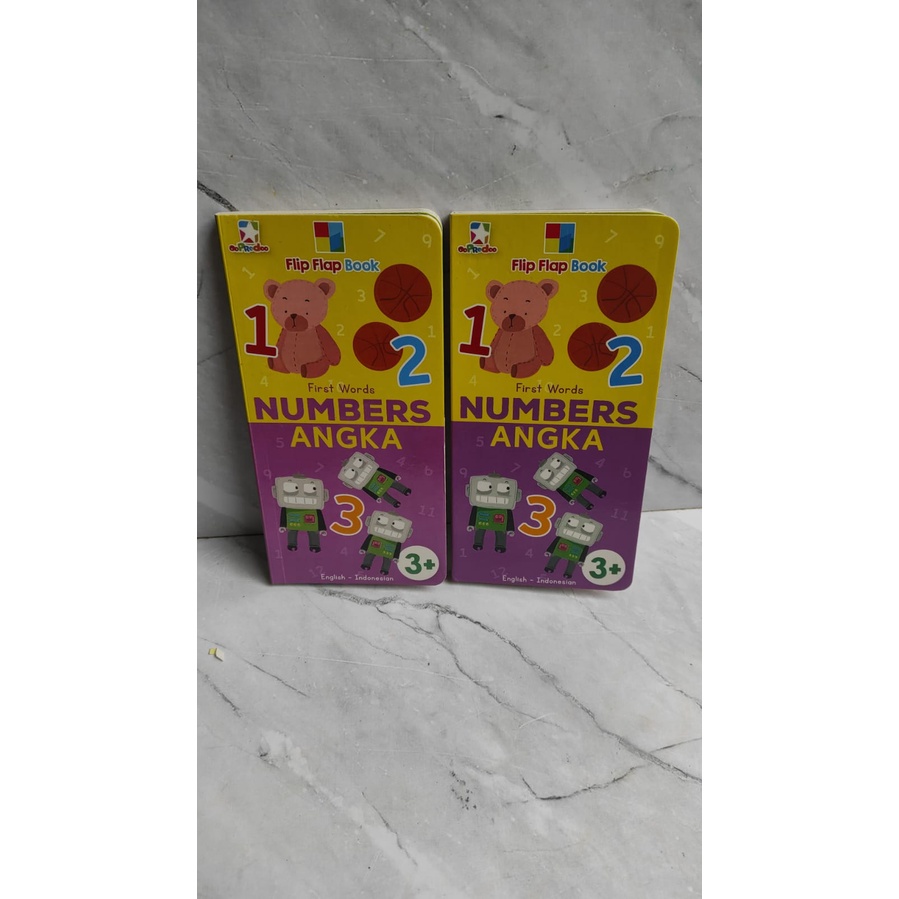 Flip Flap Book Numbers (Boardbook, Bilingual) | Shopee Malaysia