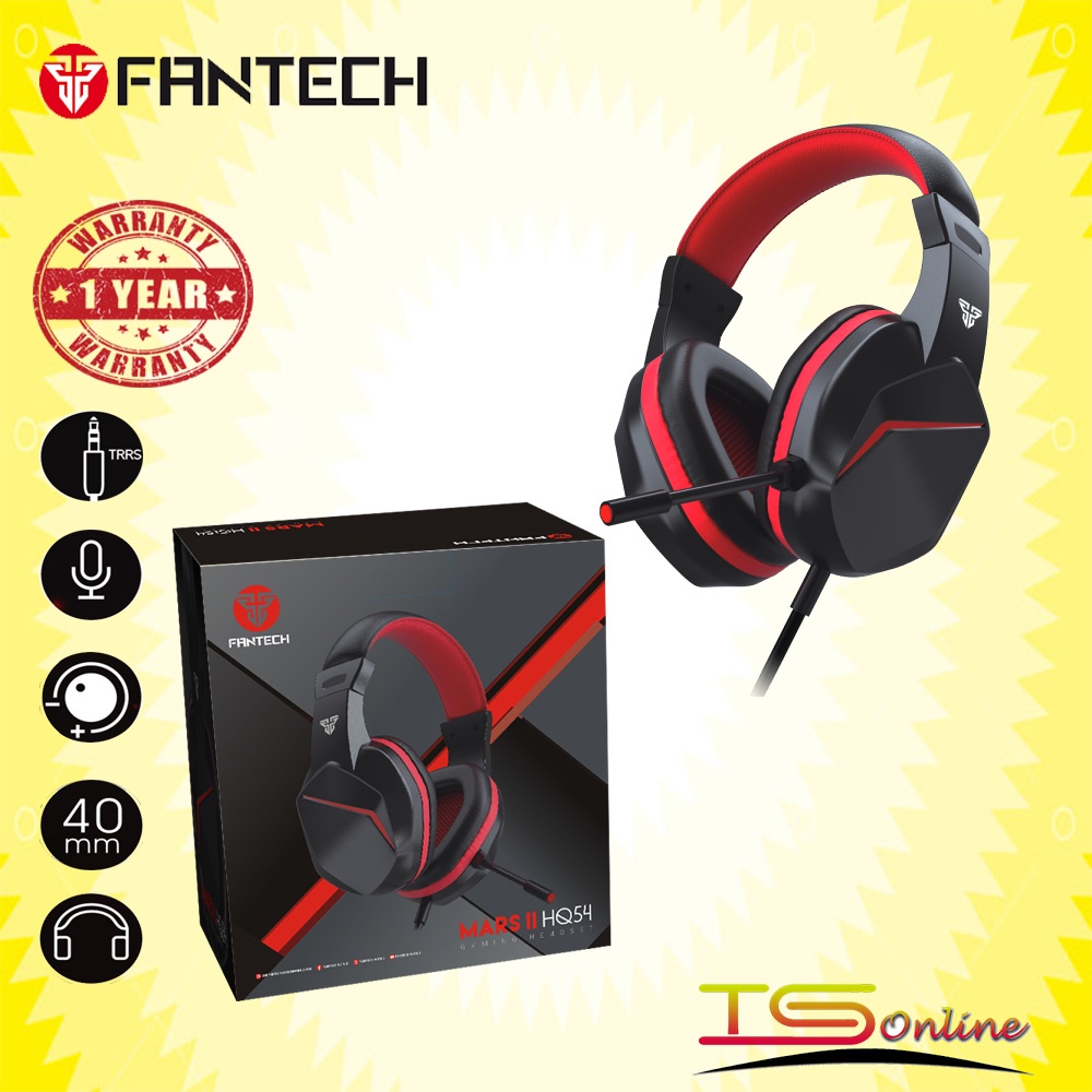 Fantech MARS II HQ54 GAMING HEADSET FOR PC / DESKTOP / SMARTPHONE ...